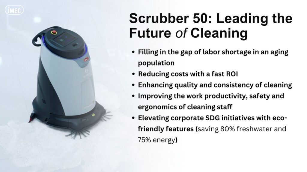 IMEC Ai Robotics 50 PRO PLUS - AI Robotic Scrubber - iMEC
